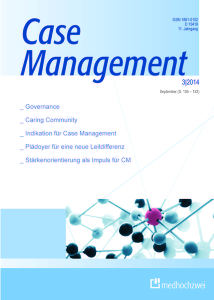 Case Management Fachzeitschrift | Krankenpflege - Care – häusliche Pflege